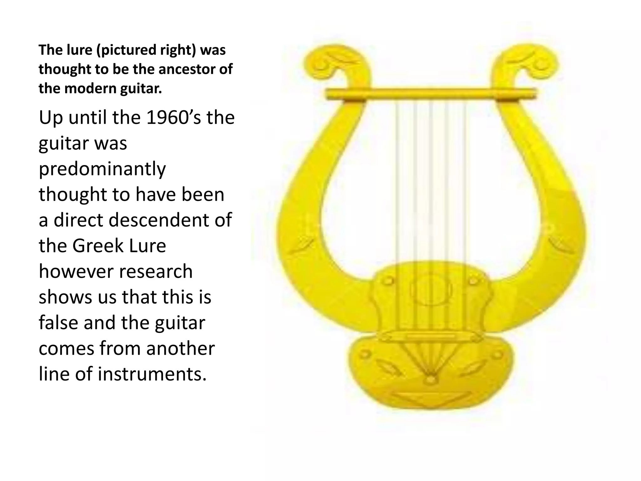 The history of the guitar 2 | PPTX