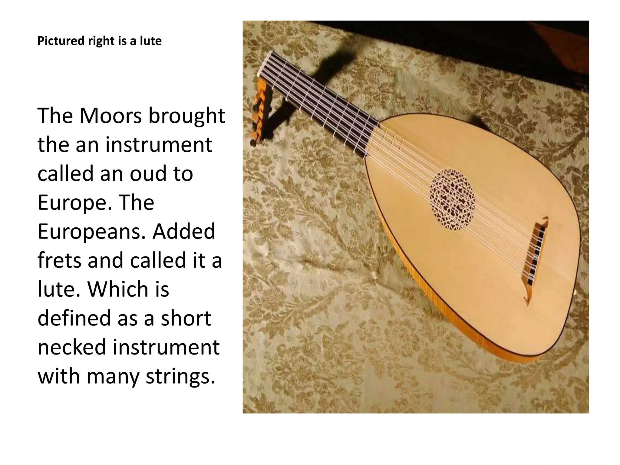 The history of the guitar 2 | PPTX