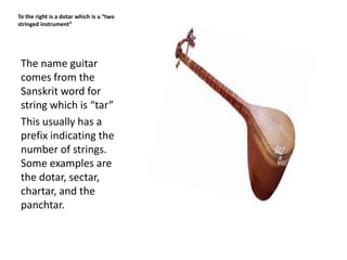 The history of the guitar 2 | PPTX