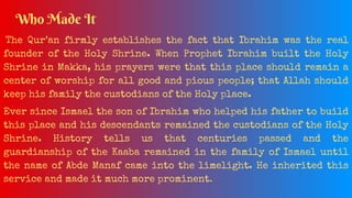 The history of the holy kaaba | PPTX