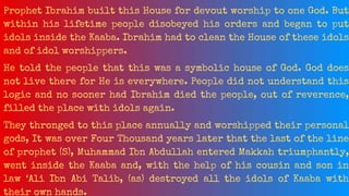 The history of the holy kaaba | PPTX