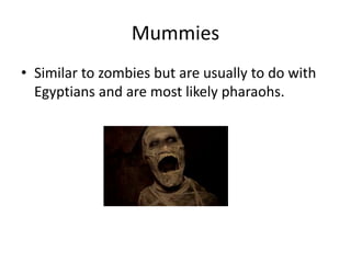 The history of the horror genre | PPTX