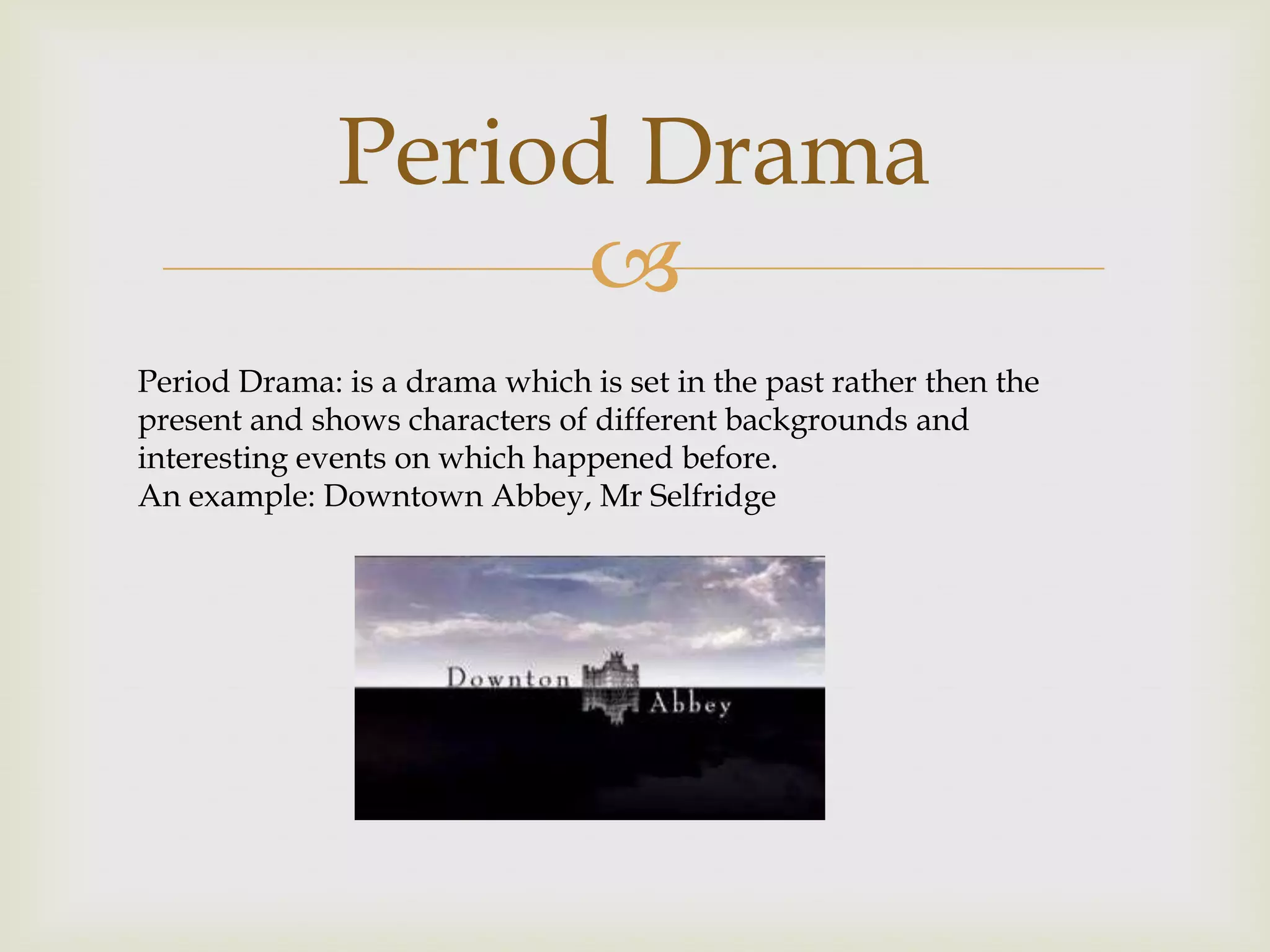 TV dramas | PPTX