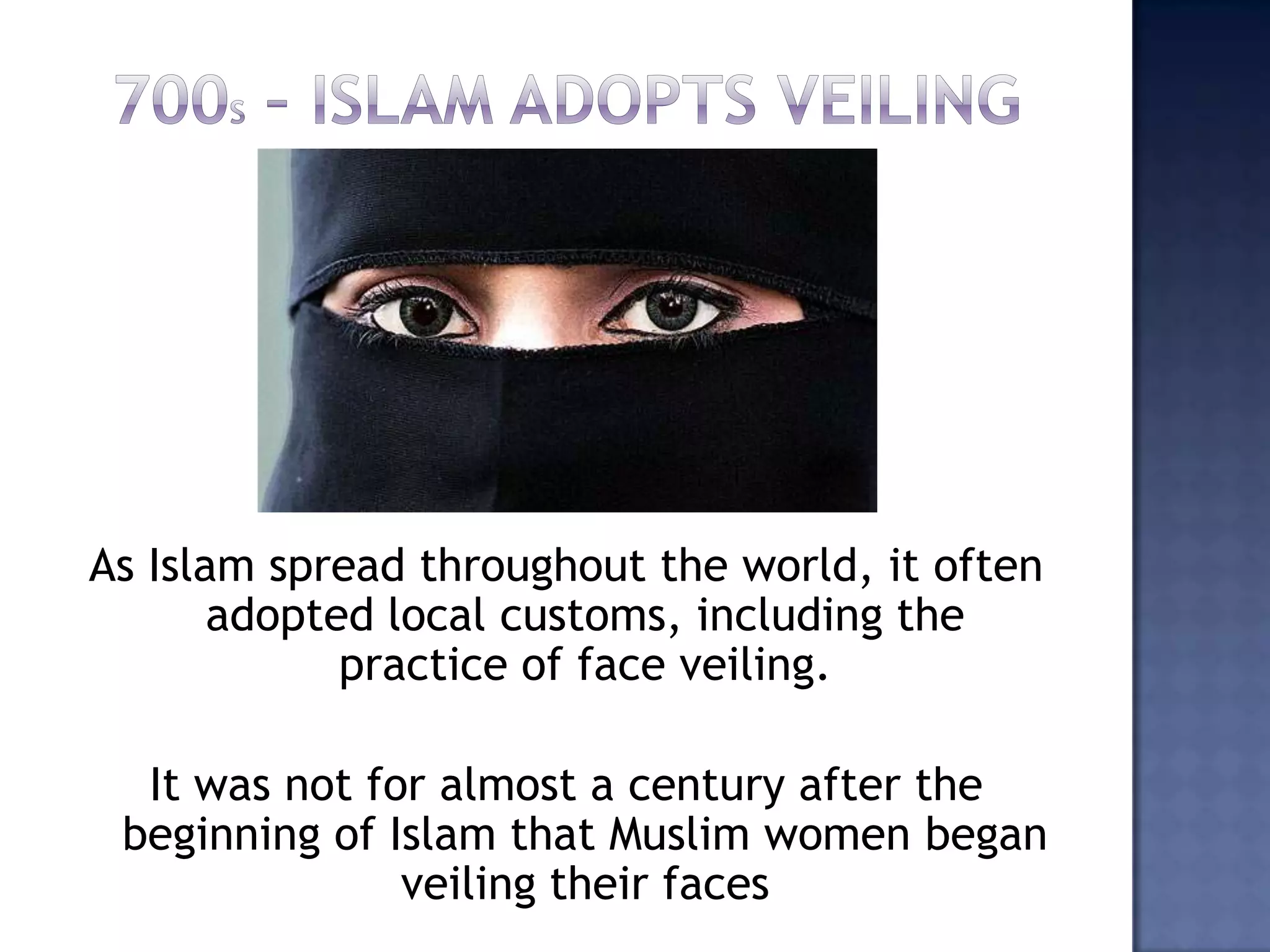 The History of the Burqa | PPTX