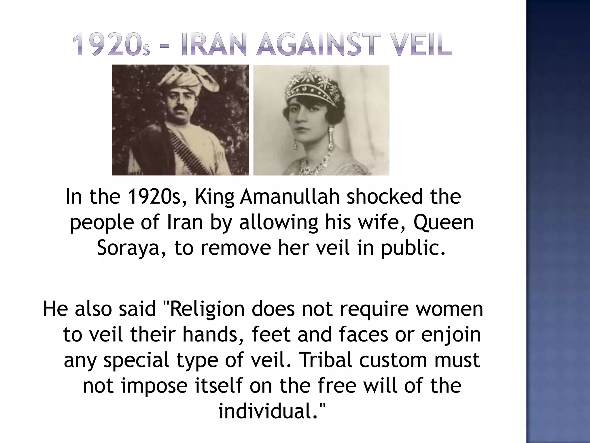 The History of the Burqa | PPTX