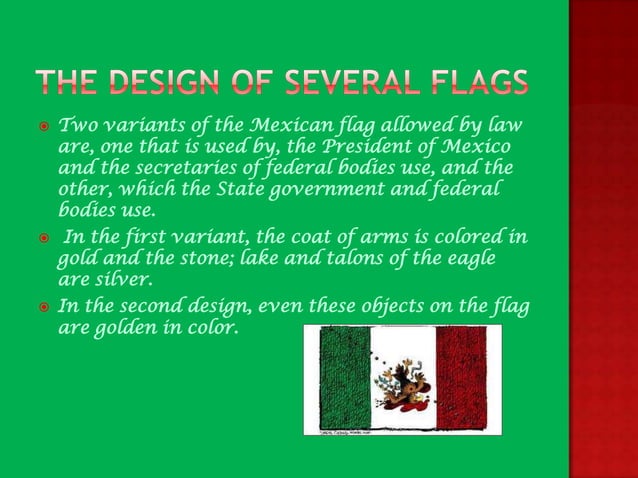 The history of the mexican flag | PPT