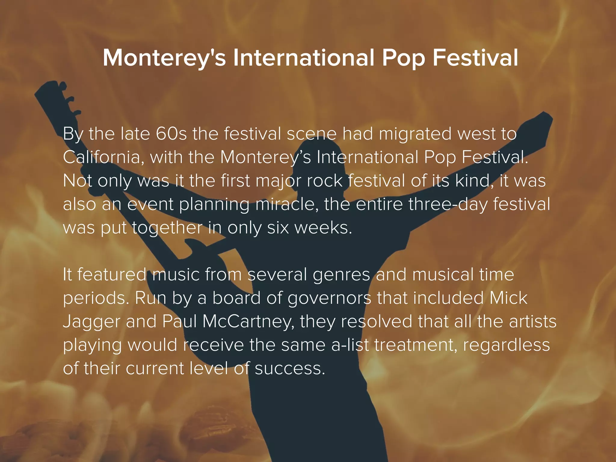 Where it All Began: The History of Music Festivals | PDF