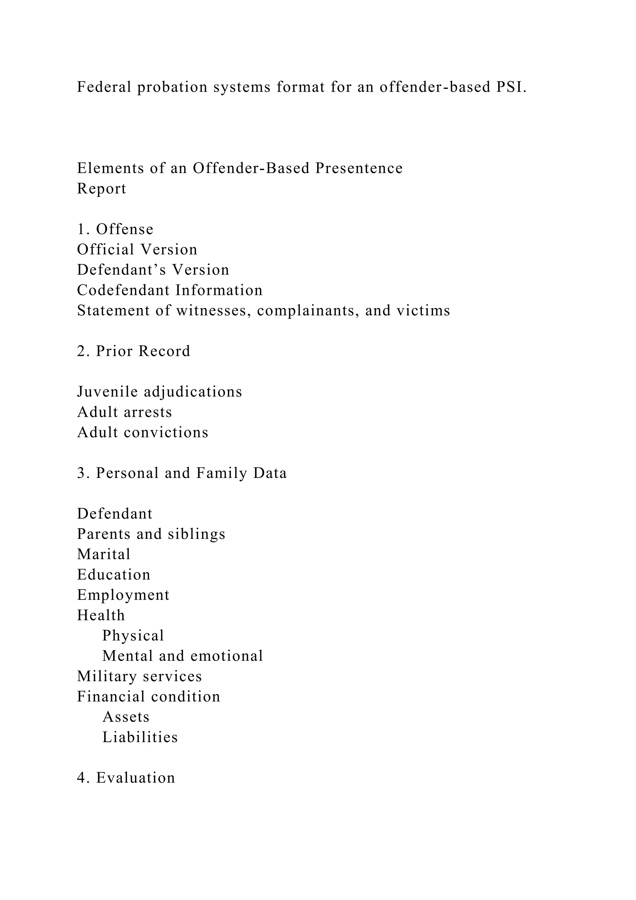 The History of the Pre-sentence Investigation Report Consi.docx