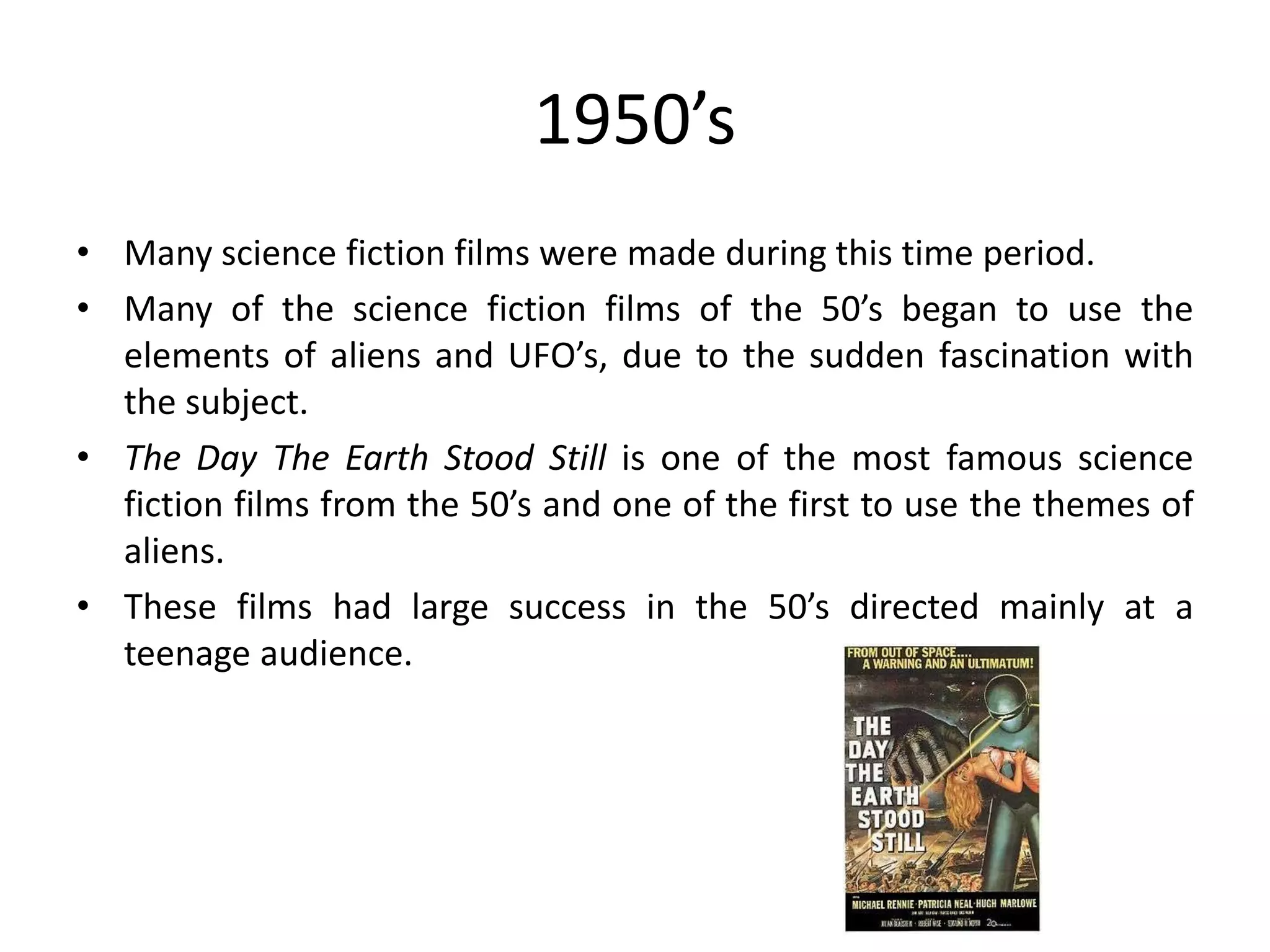 The history of the science fiction genre | PPTX | Science Fiction | Genres