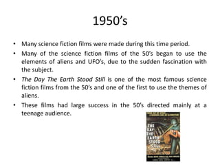 The history of the science fiction genre | PPTX | Science Fiction | Genres
