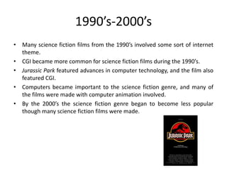 The history of the science fiction genre | PPTX | Science Fiction | Genres