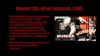 The history of the thriller genre | PPT