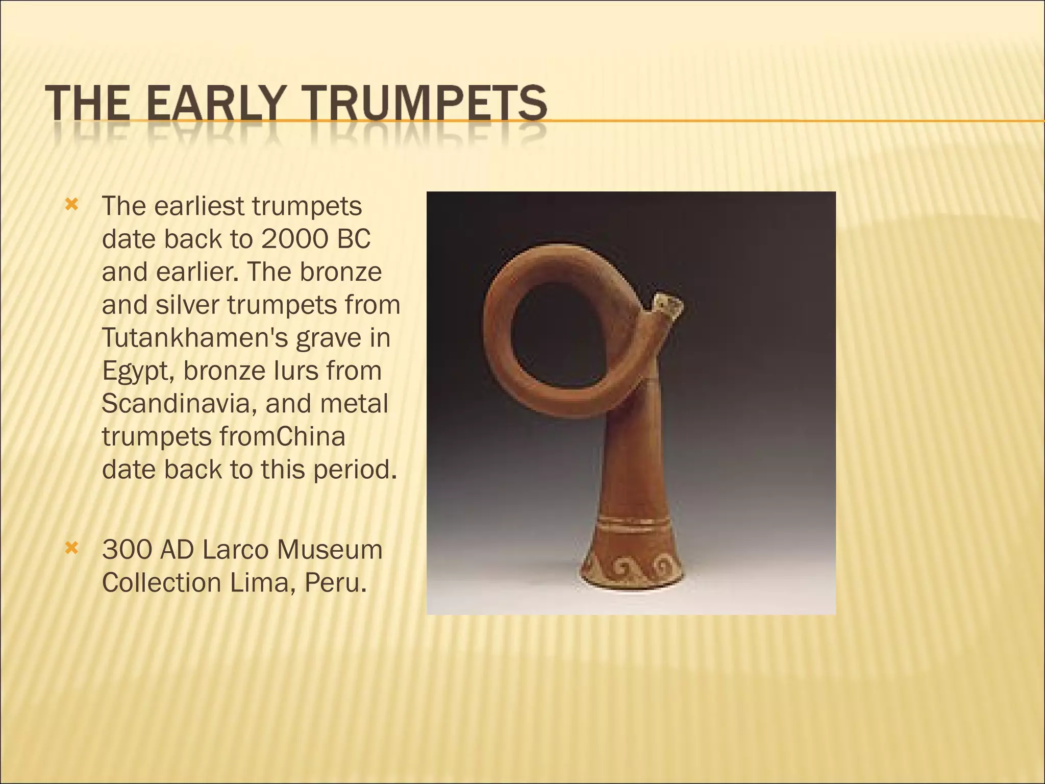 The History Of The Trumpet | PPT | Jazz | Music