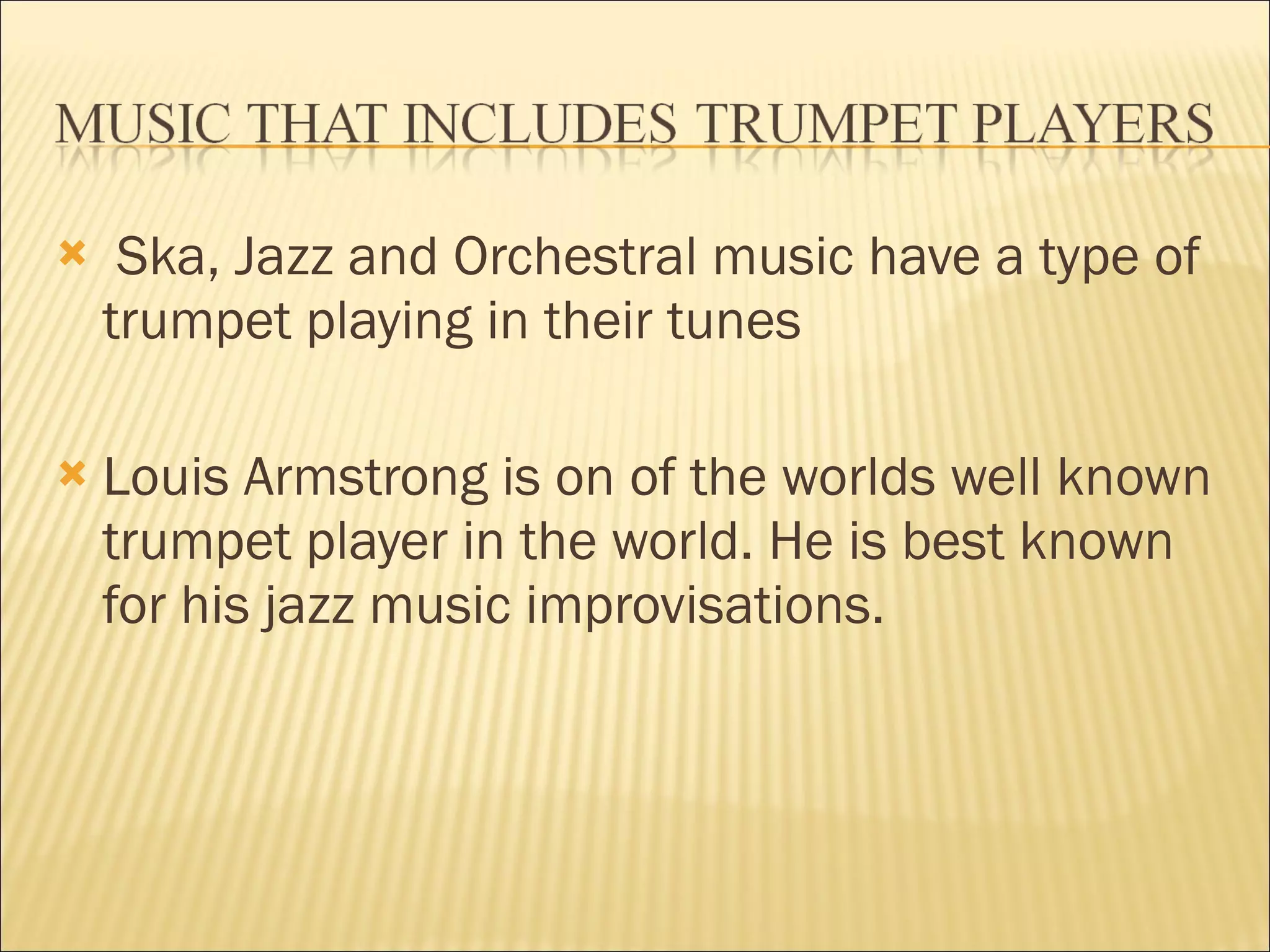 The History Of The Trumpet | PPT