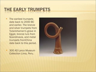The History Of The Trumpet | PPT | Jazz | Music