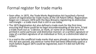 The history of the UK trade mark - Dawn Ellmore | PPTX