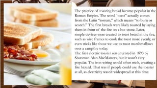 The History of Toast | PPTX