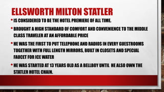 The history of tourism and hospitality.pdf | Rail Travel | Travel Type