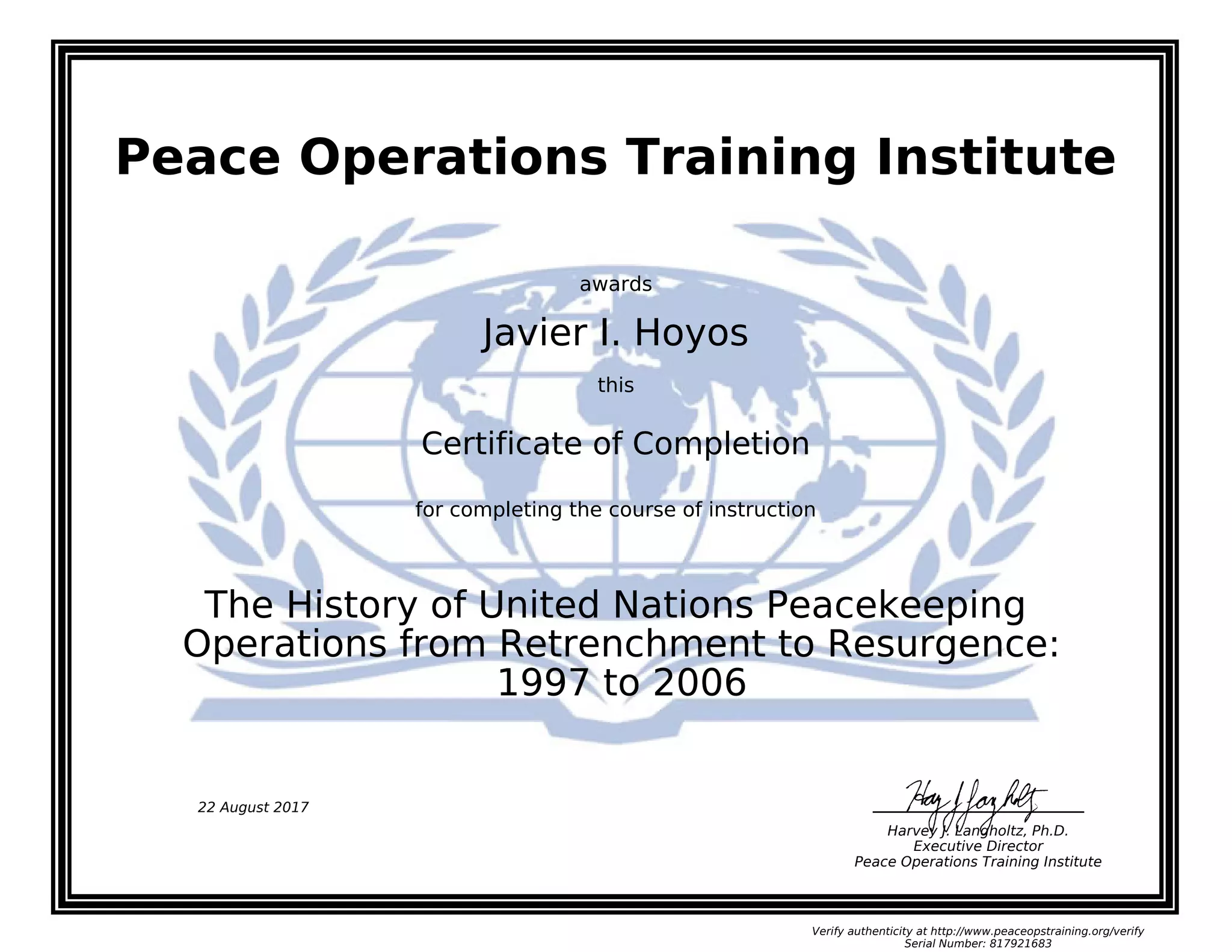 The History of United Nations Peacekeeping Operations from Retrenchment ...