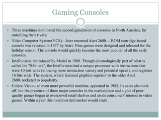 The History Of Video Games | PPTX