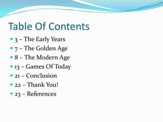 The History Of Video Games | PPT