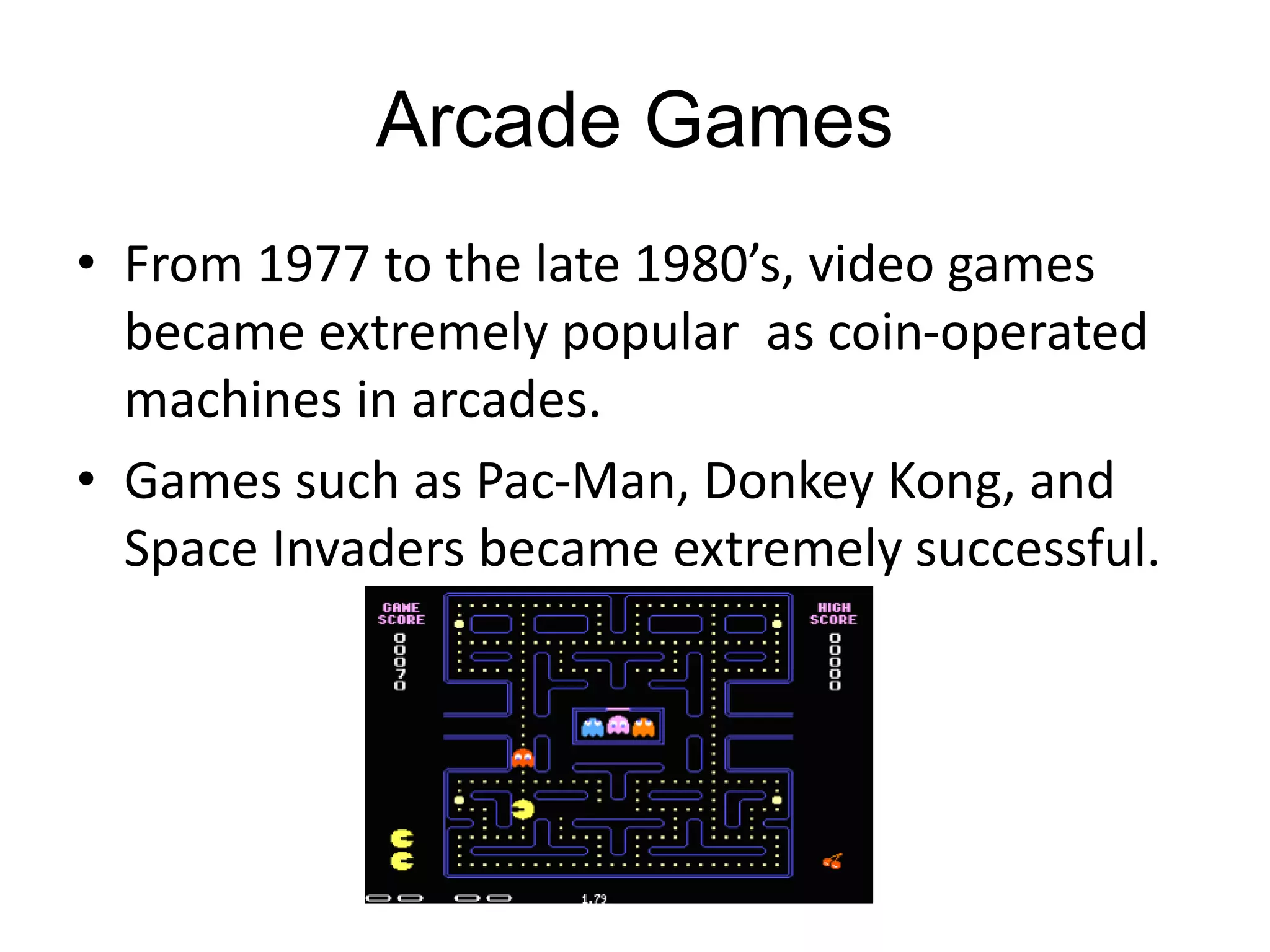 The history of videogames | PPTX