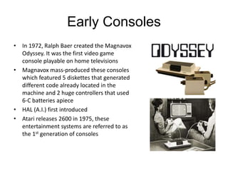 The history of videogames | PPTX