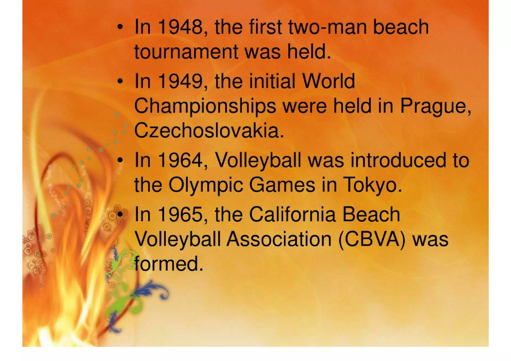 The History Of Volleyball | PDF
