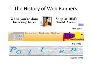 The history of web banners | PPTX