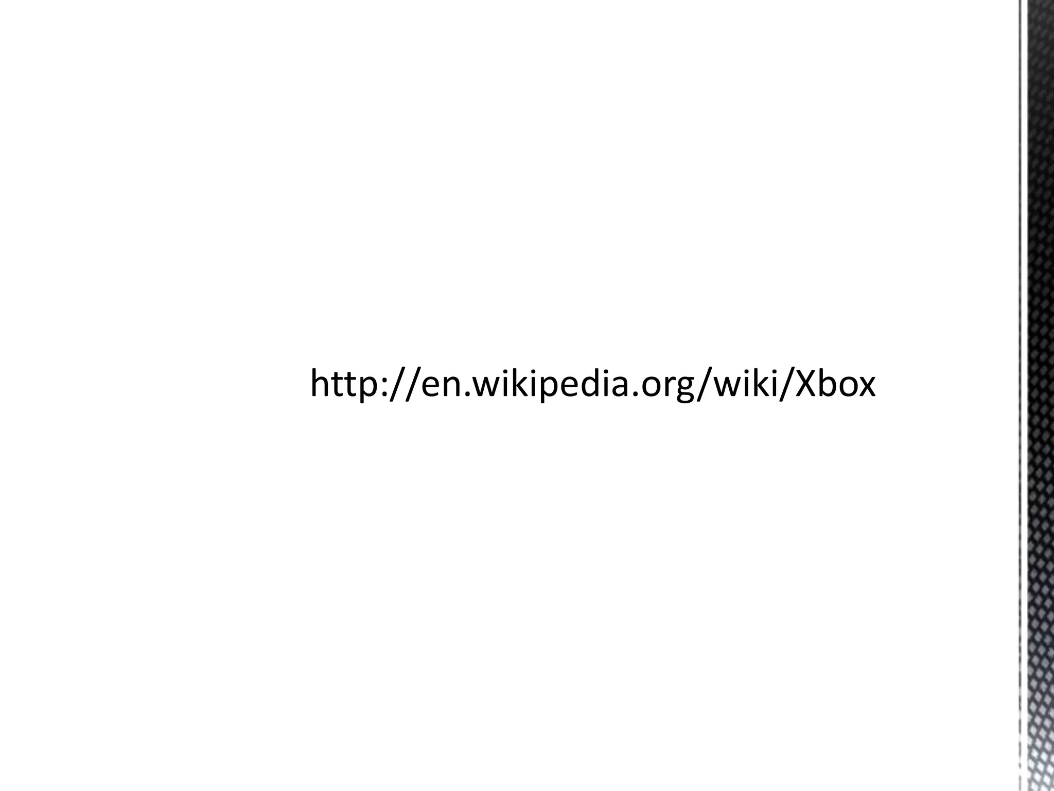 The history of xbox | PPTX