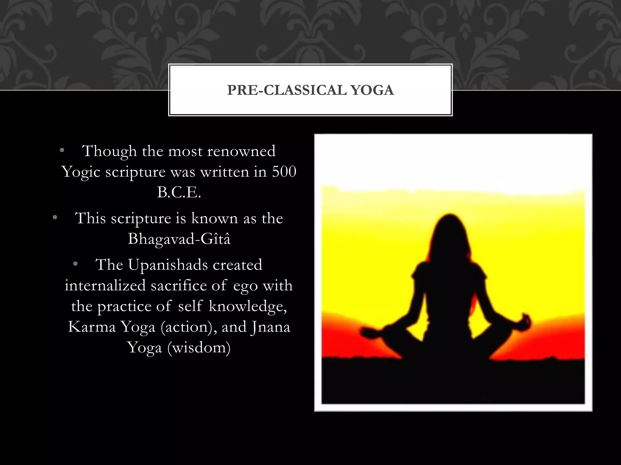 The history of yoga | PPTX