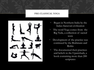 The history of yoga | PPTX
