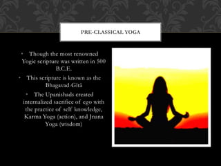 The history of yoga | PPTX