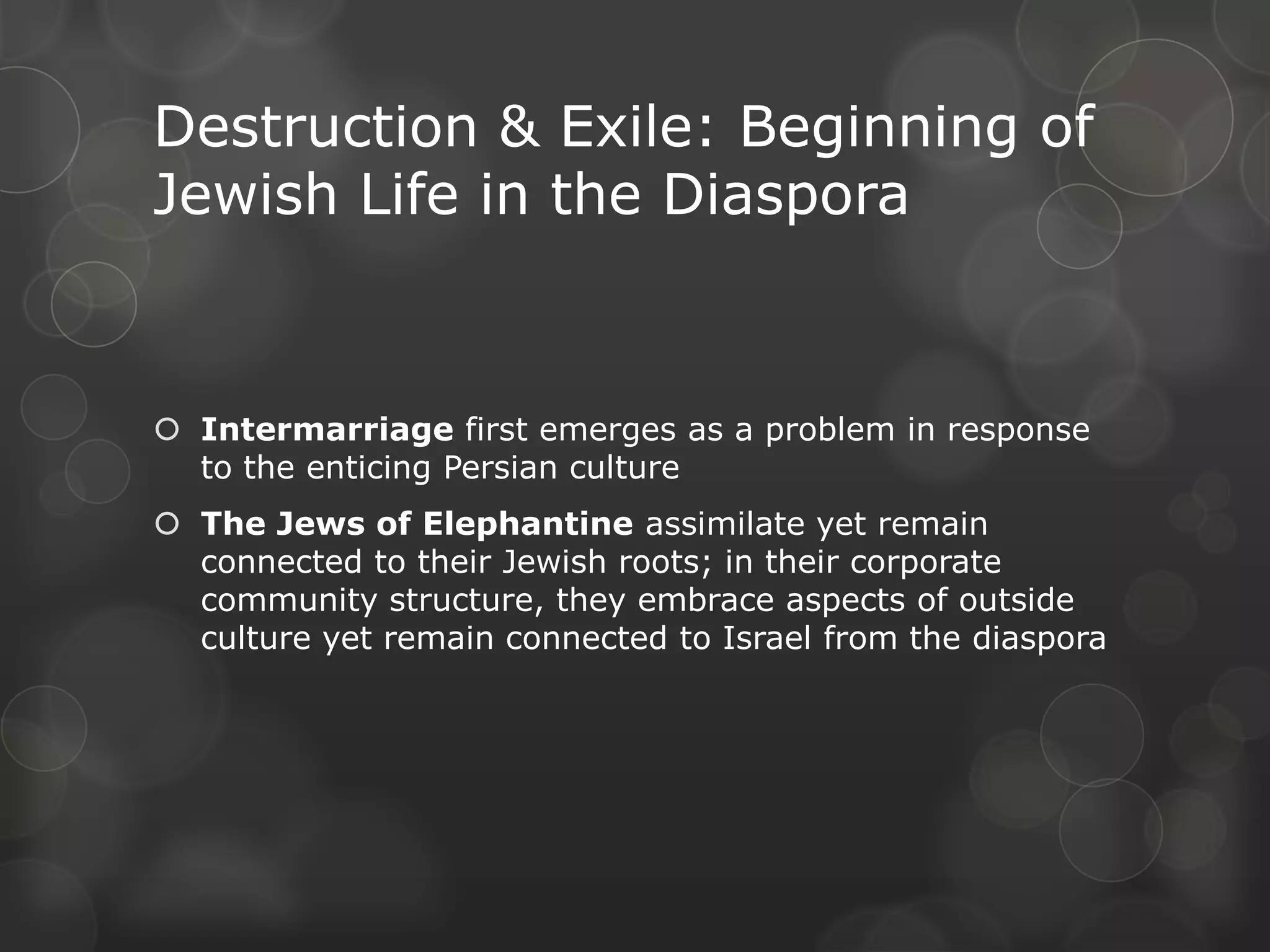 The History of the Jewish People in 63 Slides | PPTX
