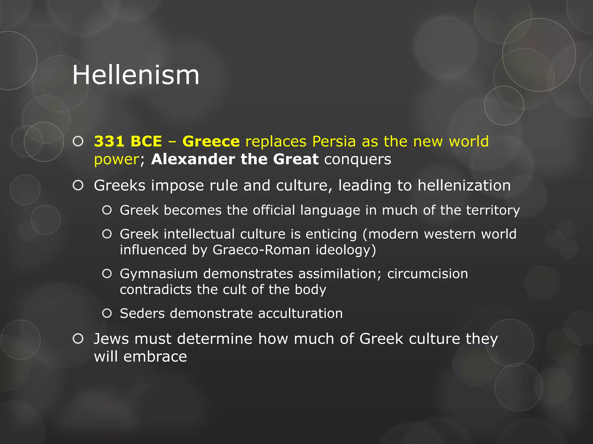 The History of the Jewish People in 63 Slides | PPTX