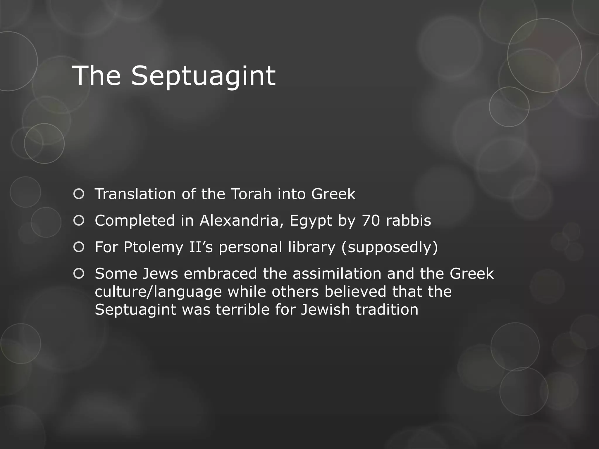 The History of the Jewish People in 63 Slides | PPTX