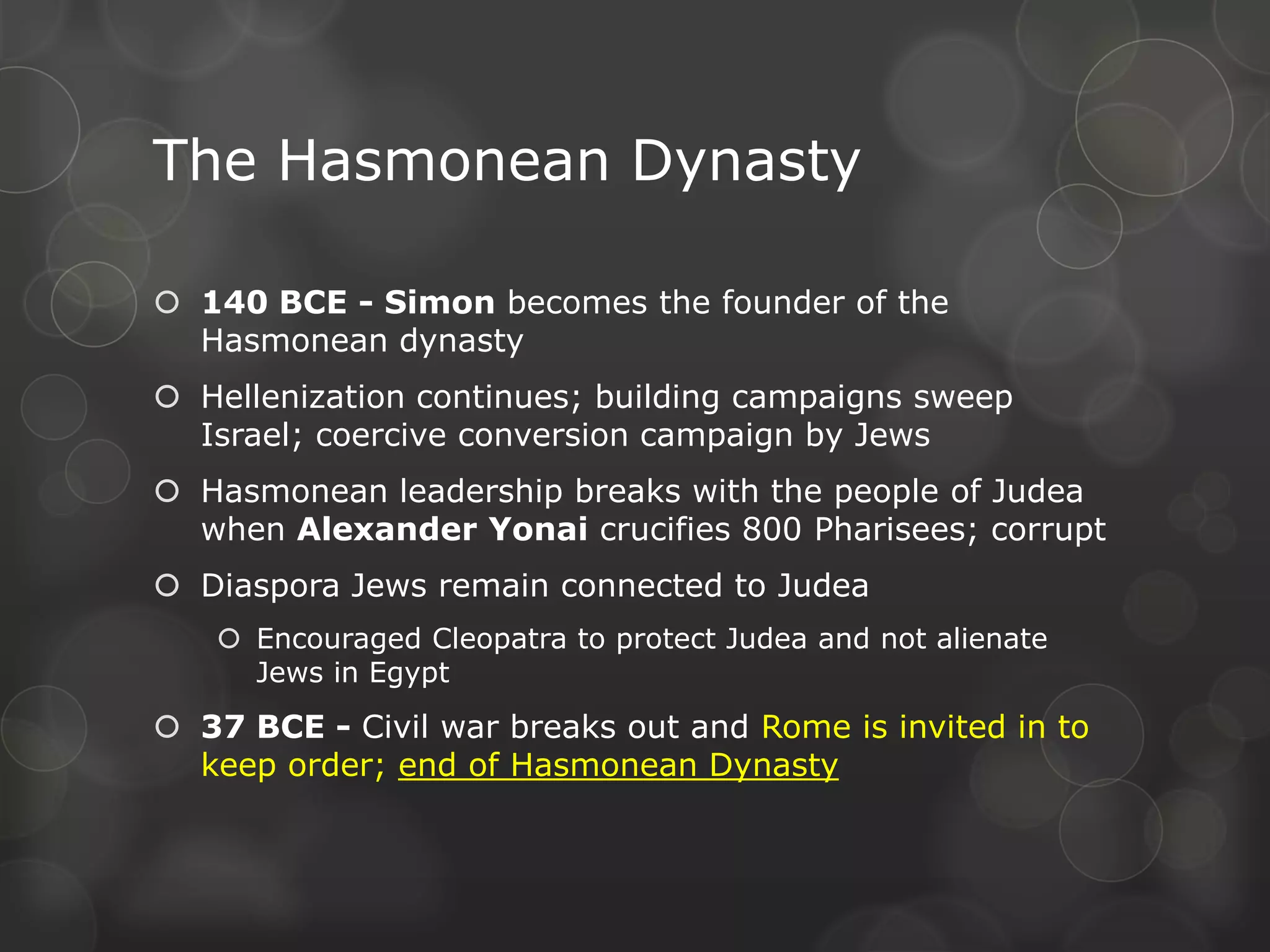 The History of the Jewish People in 63 Slides | PPTX