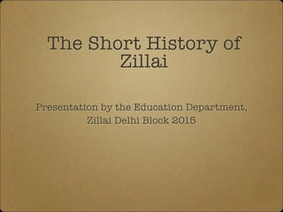 The History of Vaiphei Zillai | PPT