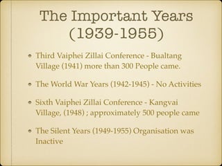The History of Vaiphei Zillai | PPT
