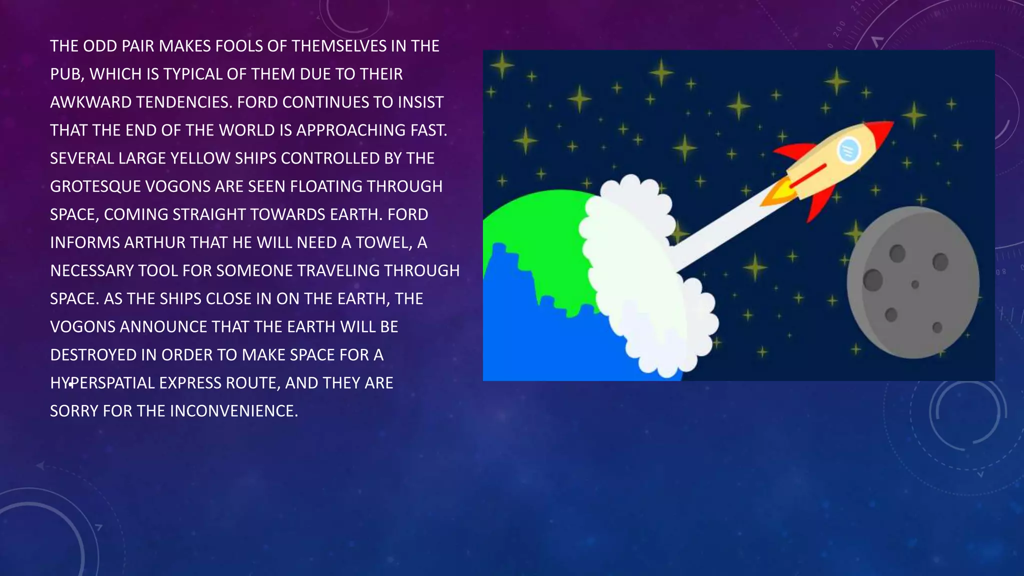 The HITCHHIKER’S GUIDE TO THE GALAXY.pptx