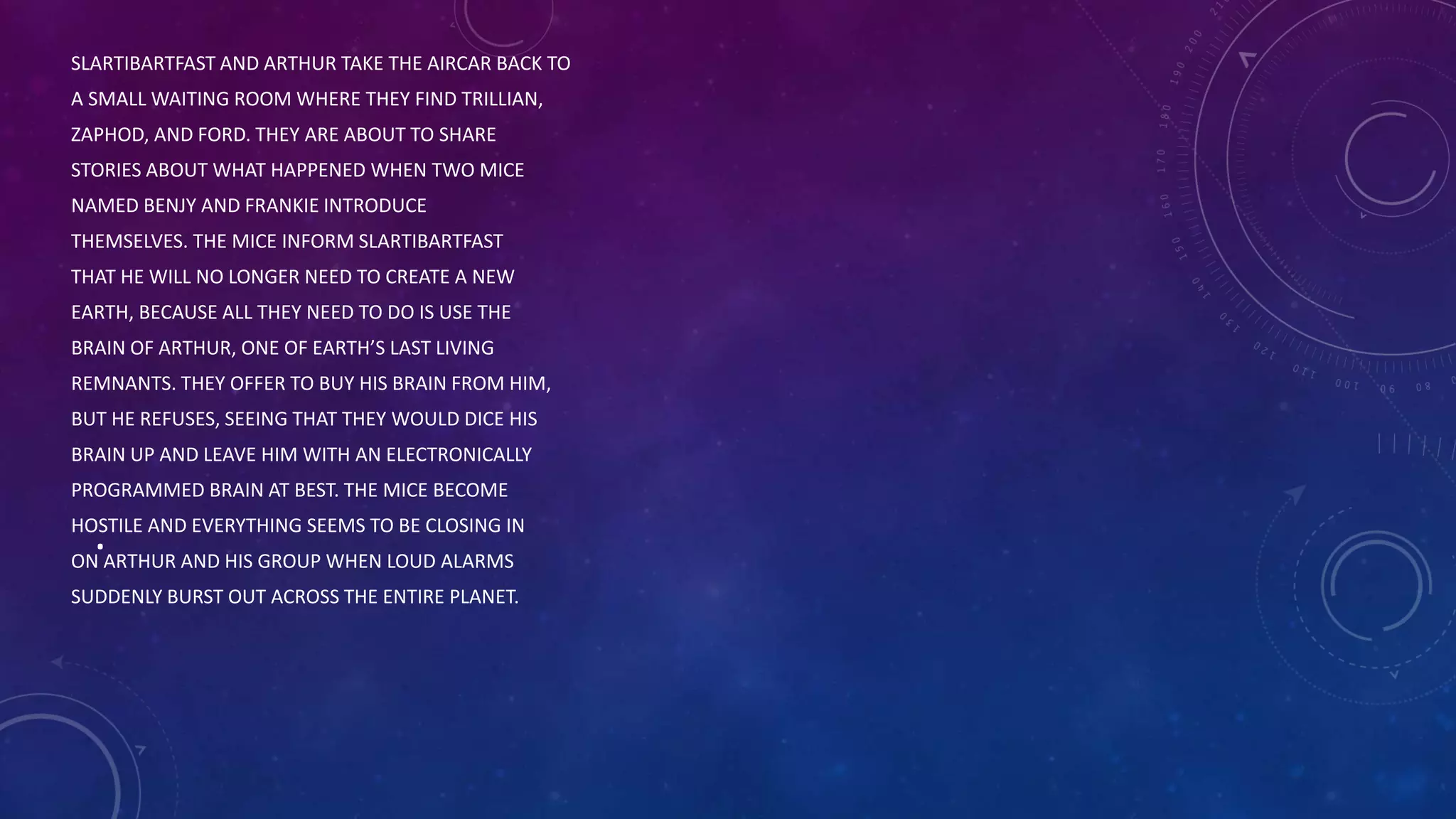 The HITCHHIKER’S GUIDE TO THE GALAXY.pptx