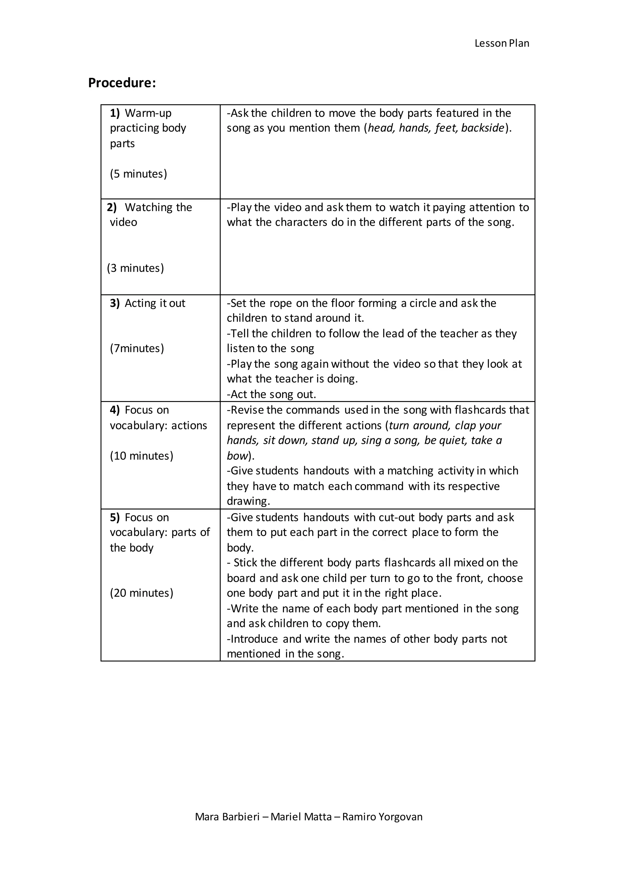 The hokey pokey shake | DOCX