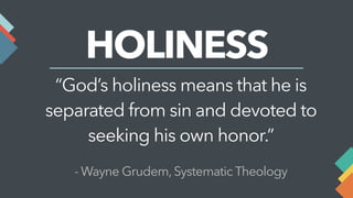 The Holiness of God and the Imago Dei | PDF