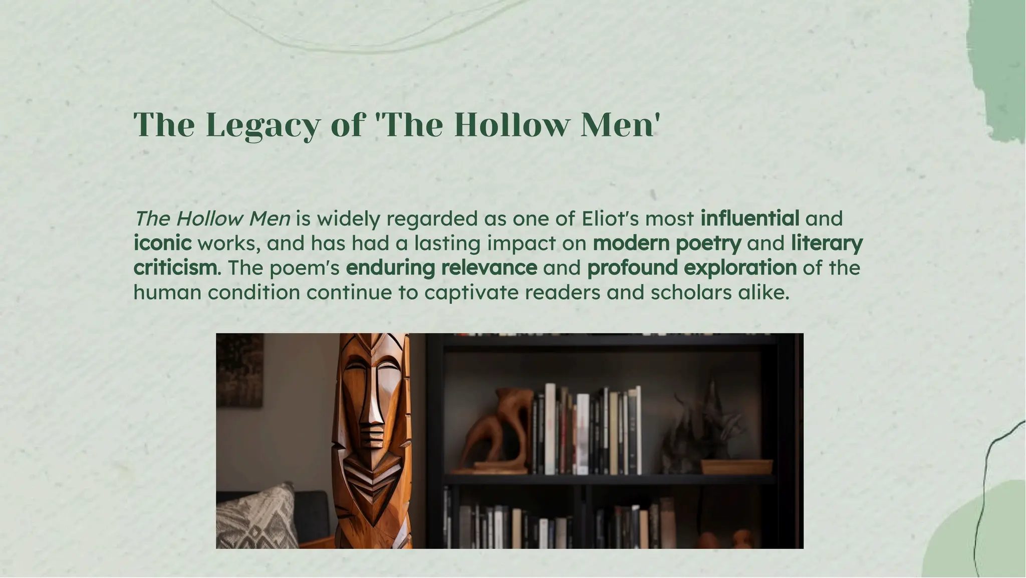 The Hollow Men , for English literature ppt | PDF | Poetry | Books and ...