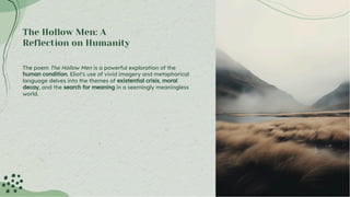 The Hollow Men , for English literature ppt | PDF