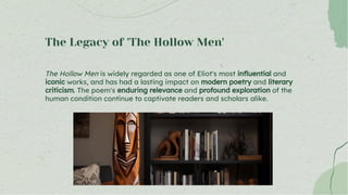 The Hollow Men , for English literature ppt | PDF