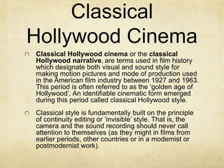 The hollywood film industry | PPT