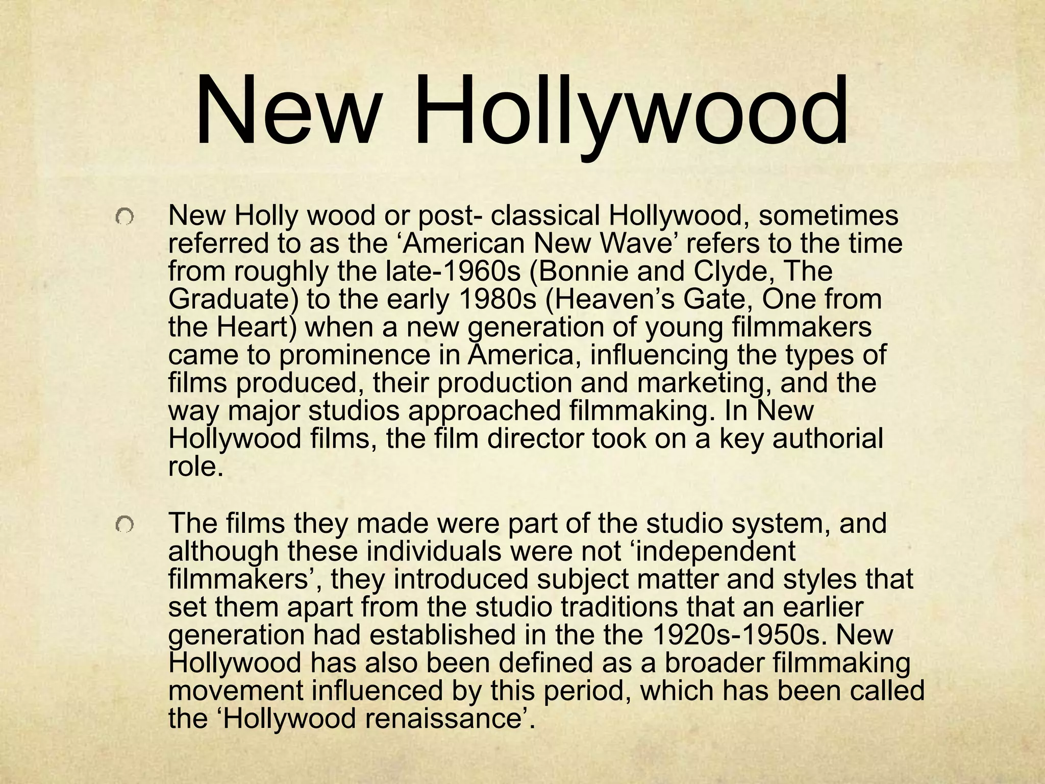 The hollywood film industry | PPT
