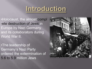 The Holocaust | PPTX
