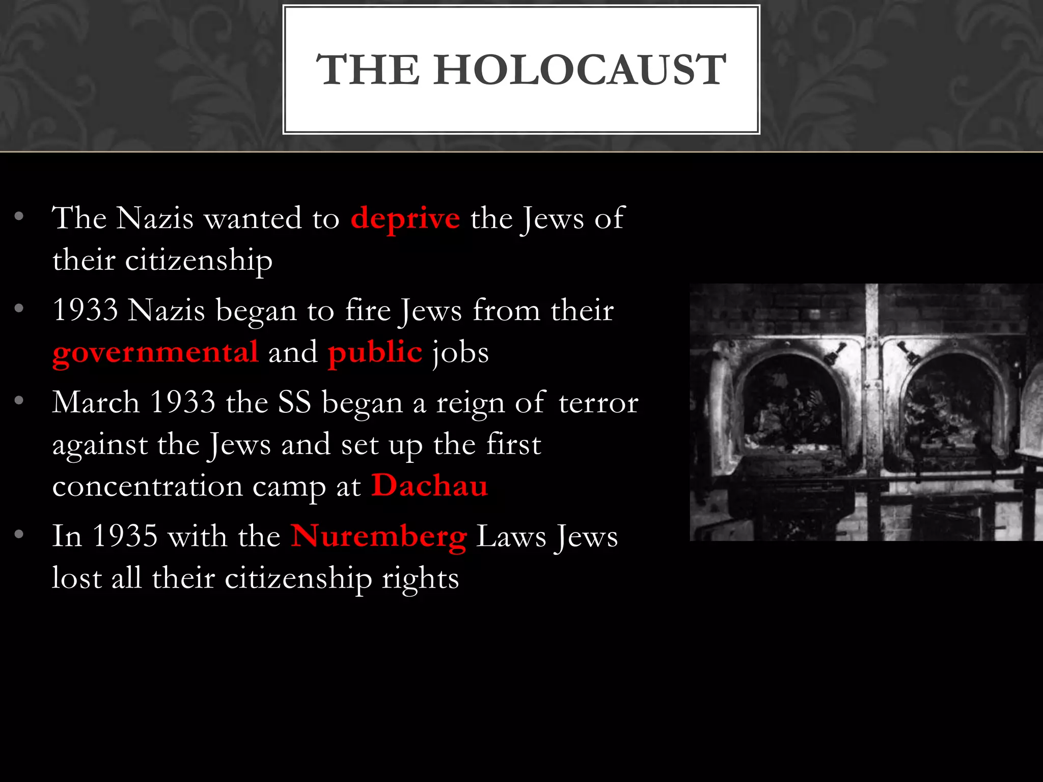 The Holocaust & Liberation | PPTX